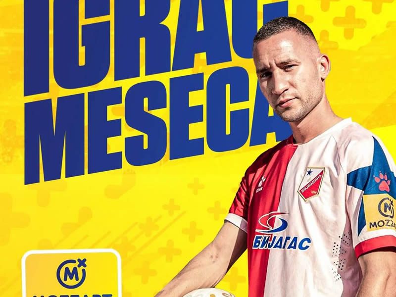 Veljko Simić najbolji igrač Mozzart Superlige u julu - Portal Iz Prve Ruke